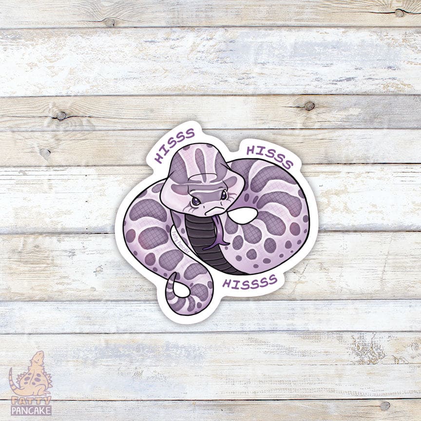 Hognose Snake Hissy Sticker – Fatty Pancake
