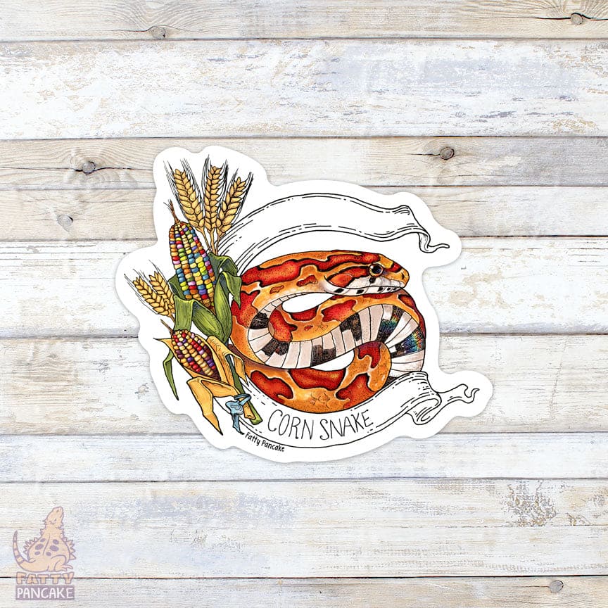Corn Snake Banner Sticker – Fatty Pancake