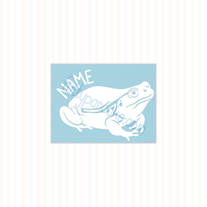 Tomato Frog Decal, Waterproof Vinyl Decal, Cute Amphibian Gift – Fatty ...