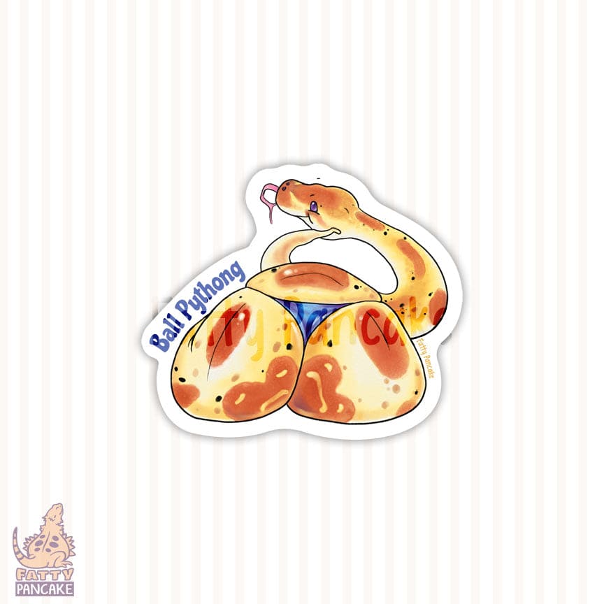 Ball Pythong Silly Python Sticker – Fatty Pancake