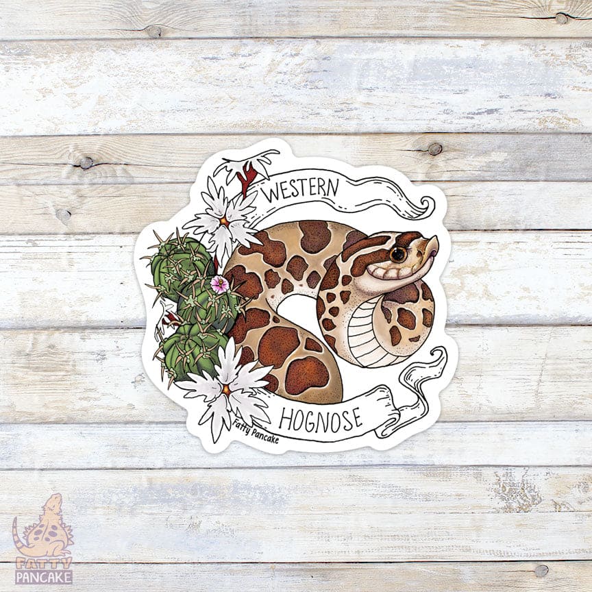 Hognose Snake Banner Sticker – Fatty Pancake
