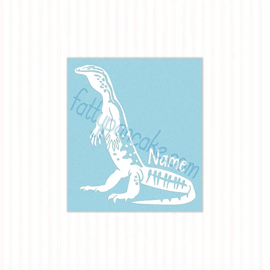 Argus Monitor Decal, Waterproof Vinyl Decal, Cute Reptile Gift – Fatty ...